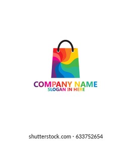 Colorful Store Logo Template Design Stock Vector (Royalty Free ...