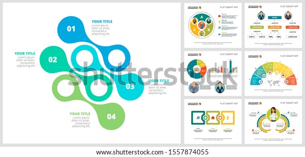 Colorful Strategy Planning Concept Infographic Charts Stock Vector ...