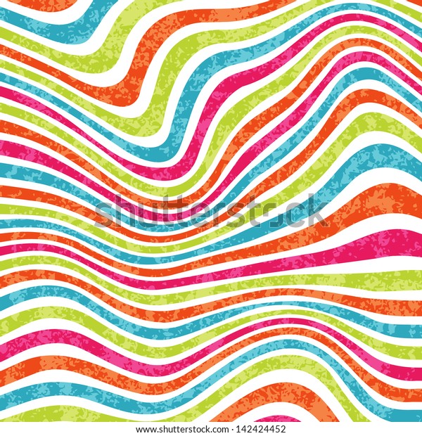 Colorful Striped Background Vector Illustration Stock Vector (Royalty ...