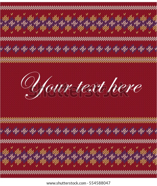 Colorful Striped Pattern On Burgundy Background Stock Vector (Royalty ...