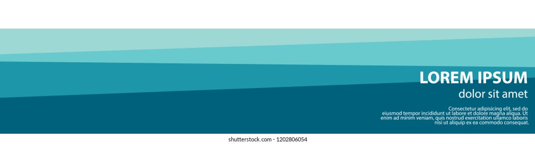 Colorful Stripes Combination Header Banner Background Stock Vector ...