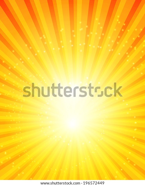 Colorful Sunburst Background Vector Illustration 스톡 벡터(로열티 프리) 196572449
