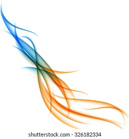 Colorful Swooshes Abstract Background Vector Illustration Stock Vector ...
