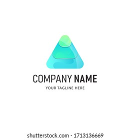 Colorful Triangle Logo Design Abstract Logo Stock Vector (Royalty Free ...