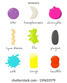 Colorful Set Basic Colors Visual Dictionary Stock Vector (Royalty Free ...