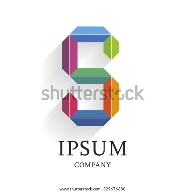 Colorful Vector Graphic Alphabet S Symbol Stock Vector (Royalty Free ...