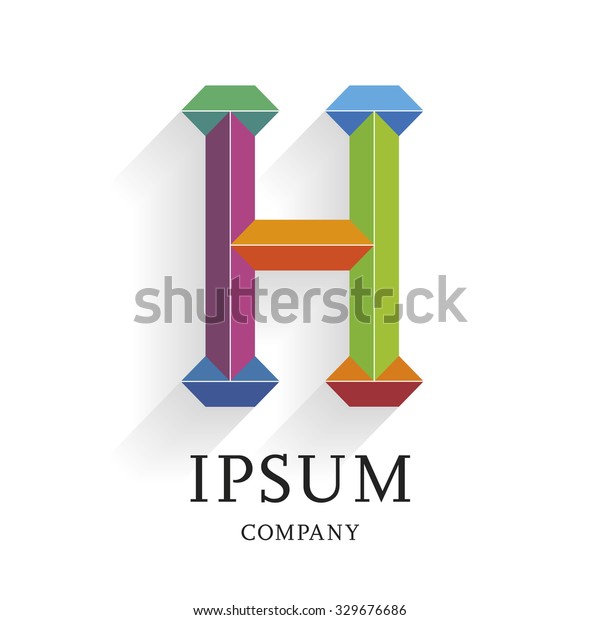 Colorful Vector Graphic Alphabet T Symbol Stock Vector (Royalty Free ...