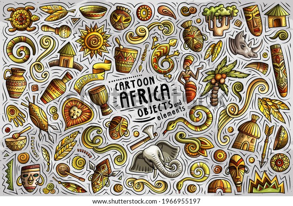 Colorful Vector Hand Drawn Doodle Cartoon Stock Vector (Royalty Free ...