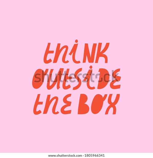 Colorful Vector Lettering Red Letters On Stock Vector (Royalty Free ...