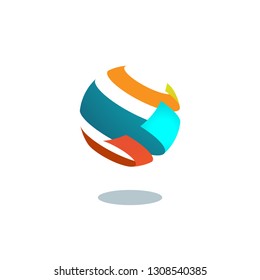 Colorful Vector Logo Design Icon Concept Stock Vector (Royalty Free ...