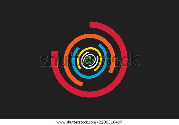 Colorful Vector Symbol Design Colorful Logo Stock Vector (Royalty Free ...