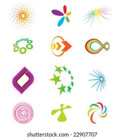 Colorful Vector Symbols Stock Vector (Royalty Free) 22907707 | Shutterstock
