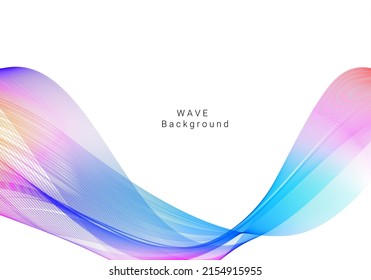 Colorful Wave Design Modern Background Vector Stock Vector (Royalty ...