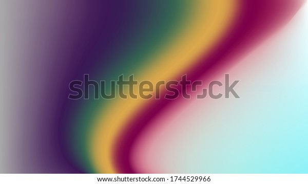 Colorful Wavy Rainbow Gradient Fill Background Stock Vector (Royalty ...