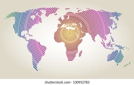 254,968 World map concept colour Images, Stock Photos & Vectors ...