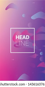 Colorfull Background Horizontal Orientation Banner Design Stock Vector ...