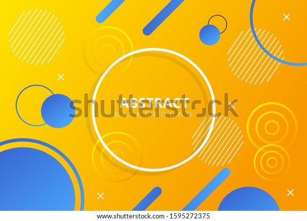 Colorfull Background Horizontal Orientation Modern Geometric Stock ...