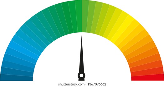 Colorfull Speed Meter Stock Vector (Royalty Free) 1367076662 | Shutterstock