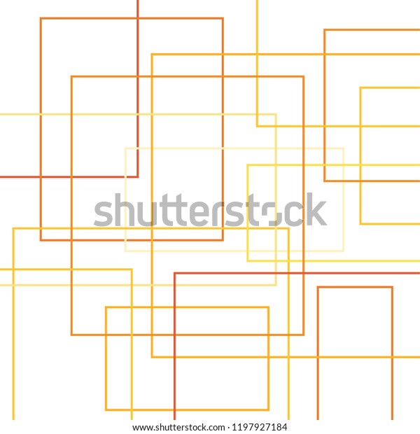 Colorfuls Line Square Box Abstract Concept Stock Vector (Royalty Free ...