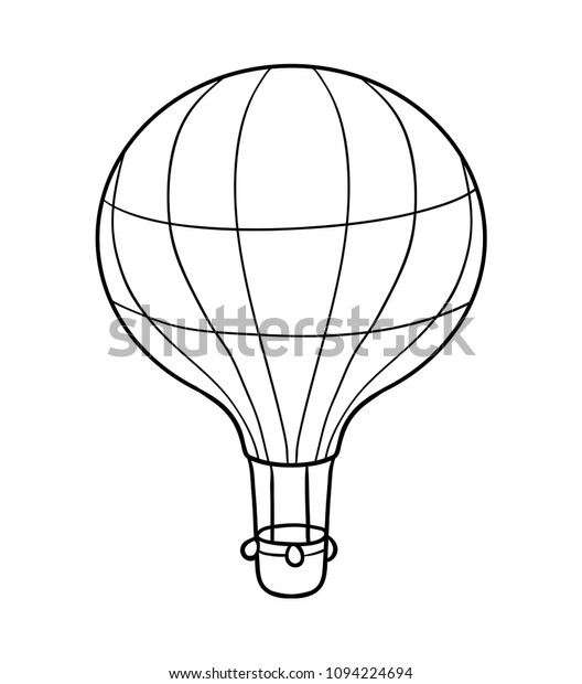 Coloring Book Children Balloon: เวกเตอร์สต็อก (ปลอดค่าลิขสิทธิ์ ...