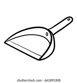 Coloring Book Children Dustpan Stock Vector (Royalty Free) 661895308 ...