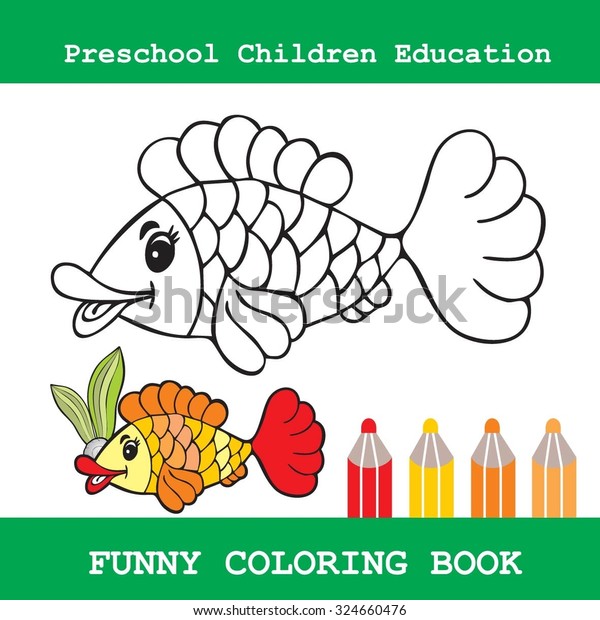 Coloring Book Children Education Stock Vector (Royalty Free) 324660476 ...