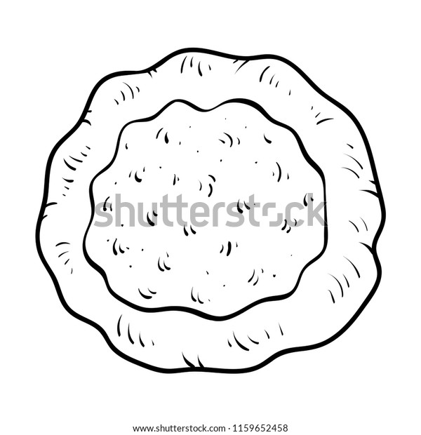 Coloring Book Children Pita Bread Stock Vector (Royalty Free ...