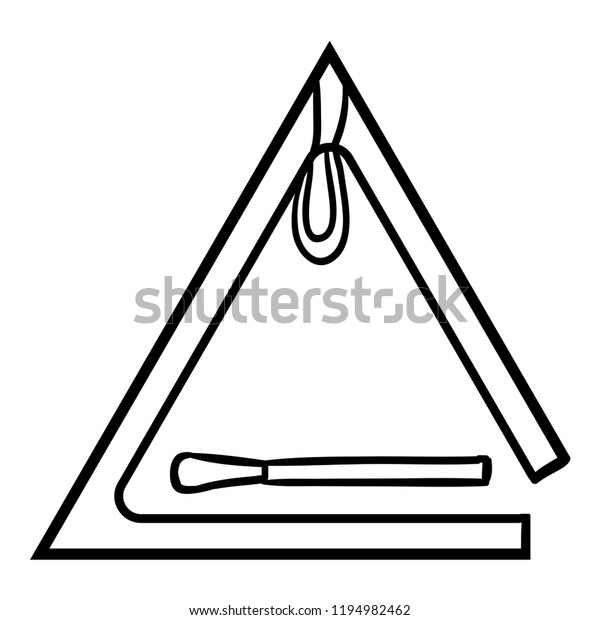 Coloring Book Children Triangle Stock Vector (Royalty Free) 1194982462 ...