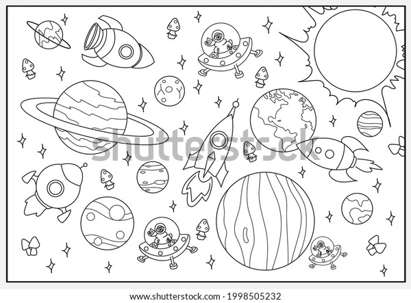 Coloring Book Colors World Stock Vector (Royalty Free) 1998505232 ...
