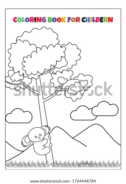 Coloring Book Education Childern Stock Vector (Royalty Free) 1764448784 ...