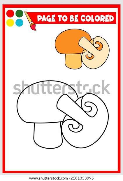 Coloring Book Kids Mold Stock Vector (Royalty Free) 2181353995 ...