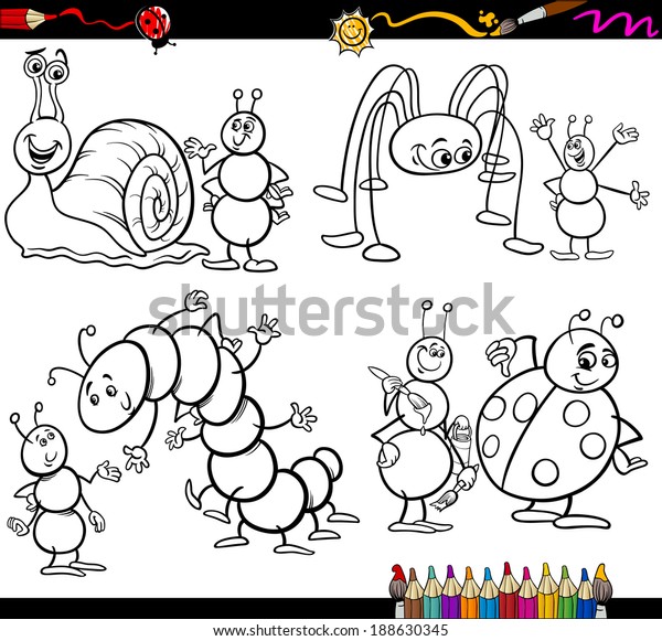 Stock Vektor „coloring Book Page Cartoon Vector Illustration“ Bez