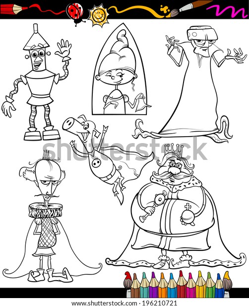 Coloring Book Page Cartoon Vector Illustration 库存矢量图（免版税）196210721 ...