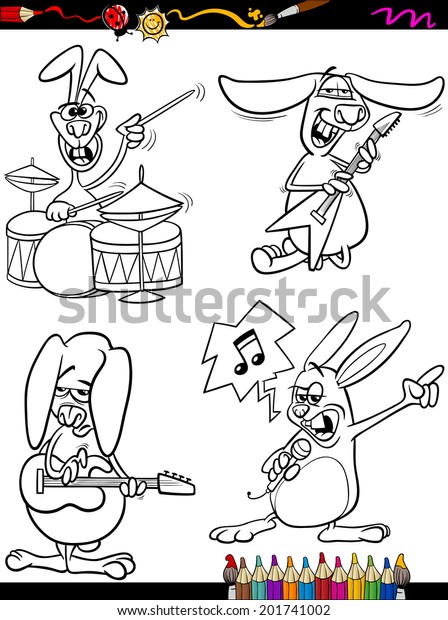 Coloring Book Page Cartoon Vector Illustration 스톡 벡터(로열티 프리) 201741002 ...