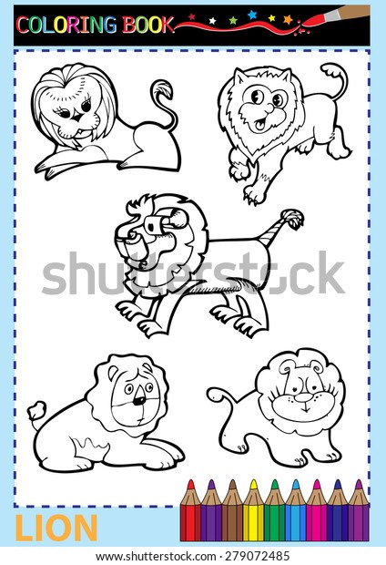 Coloring Book Pages Vector Illustration Stock Vector (Royalty Free ...