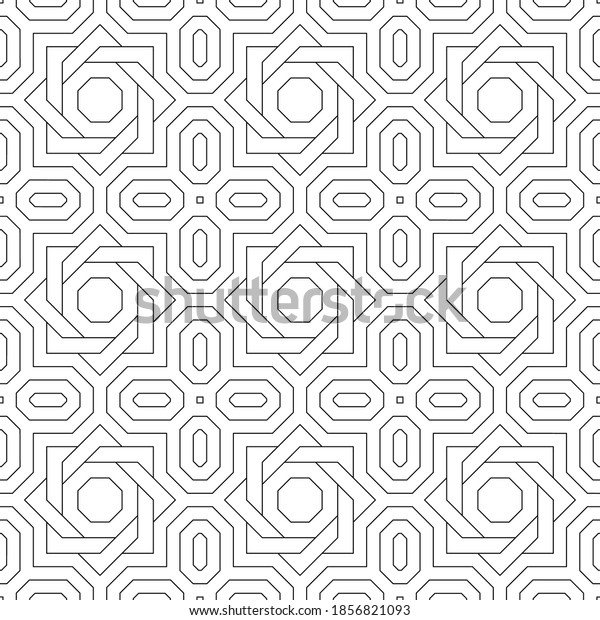 Vektor Stok Coloring Book Seamless Colouring Page Adults (Tanpa Royalti ...