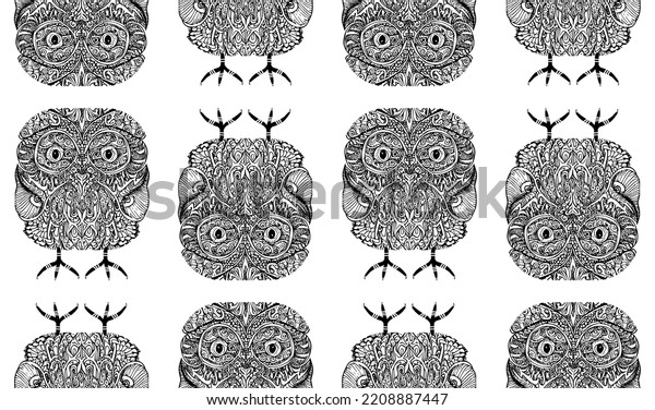 Coloring Book Style Cute Hand Drawn Stock Vector (Royalty Free ...