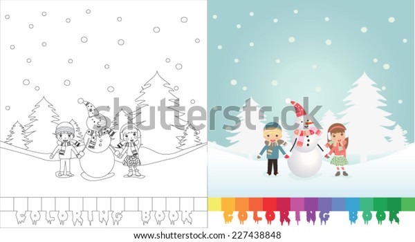 Coloring Book Vector Illustration Stock Vector (Royalty Free) 227438848 ...