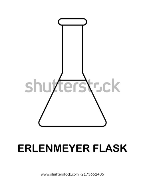 Coloring Page Erlenmeyer Flask Kids: เวกเตอร์สต็อก (ปลอดค่าลิขสิทธิ์ ...