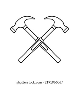 Coloring Page Hammer Kids Stock Vector (Royalty Free) 2191966067 ...