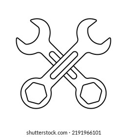 Coloring Page Spanner Kids Stock Vector (Royalty Free) 2191966101 ...