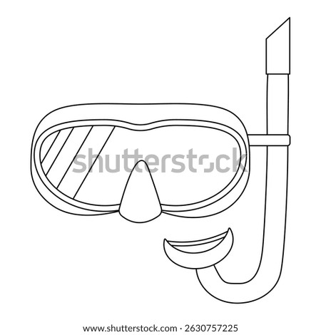 Snorkel Drawing | Free download on ClipArtMag