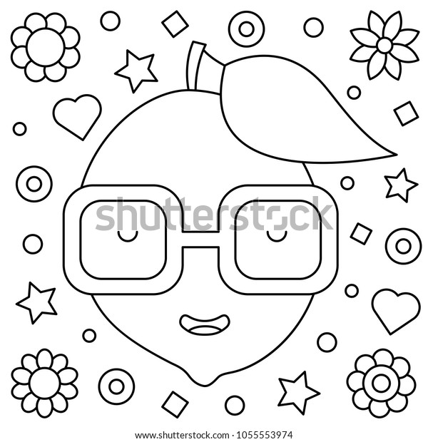Coloring Page Vector Illustration: vector de stock (libre de regalías ...