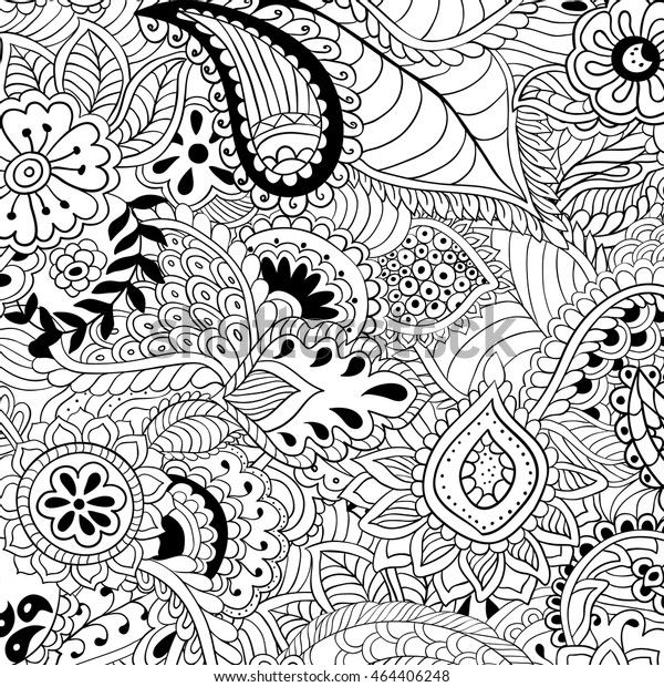 Coloring Pages Adultsabstract Vector Illustration Stock Vector (Royalty ...