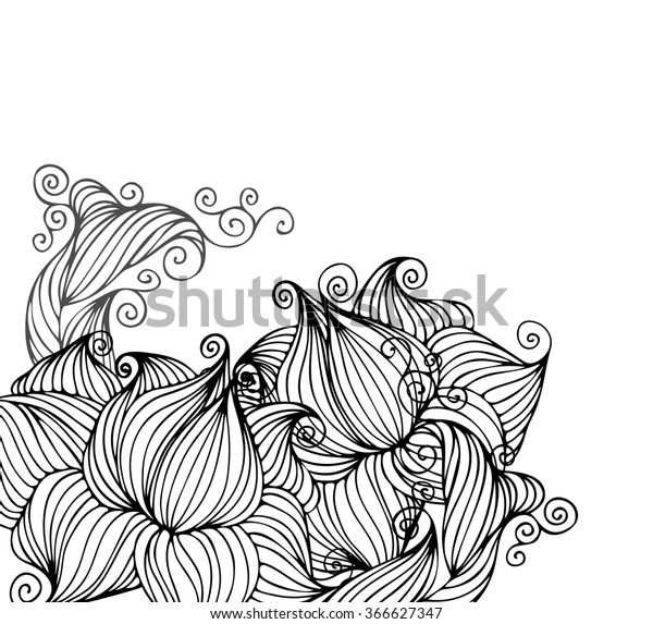Coloring Relaxation Meditation Drawing Vector Graphics 库存矢量图（免版税 ...