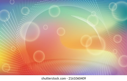 Colors Cover Page Horizontal Template Background Stock Vector (Royalty ...