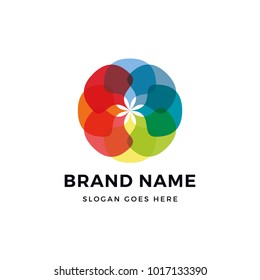 Colors Logo Design Template Stock Vector (Royalty Free) 1017133390 ...