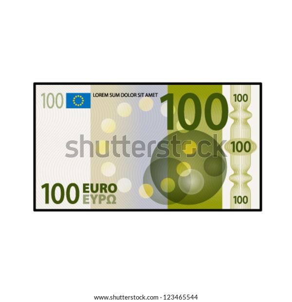 Colourful 100 Bank Note Paper Money Stock Vector (Royalty Free ...