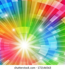 Spectrum Burst Stock Vector (Royalty Free) 259136360