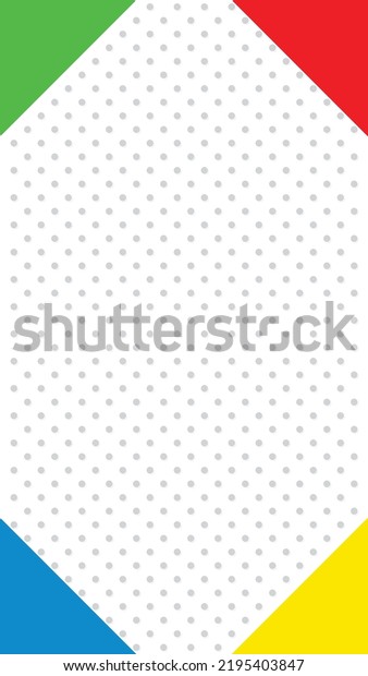 Colourful Background Illustration Primary Colour Corners Stock Vector ...